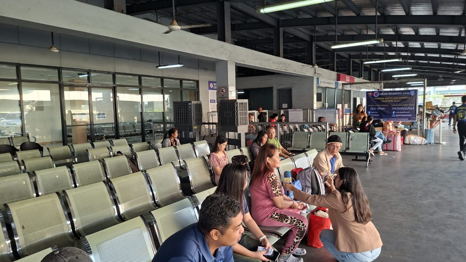 Mga byahero sa North Port Terminal, mas kaunti dahil sa bawas biyahe ...
