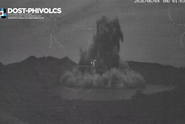 Minor eruption naitala sa main crater ng Bulkang Taal - Remate Online